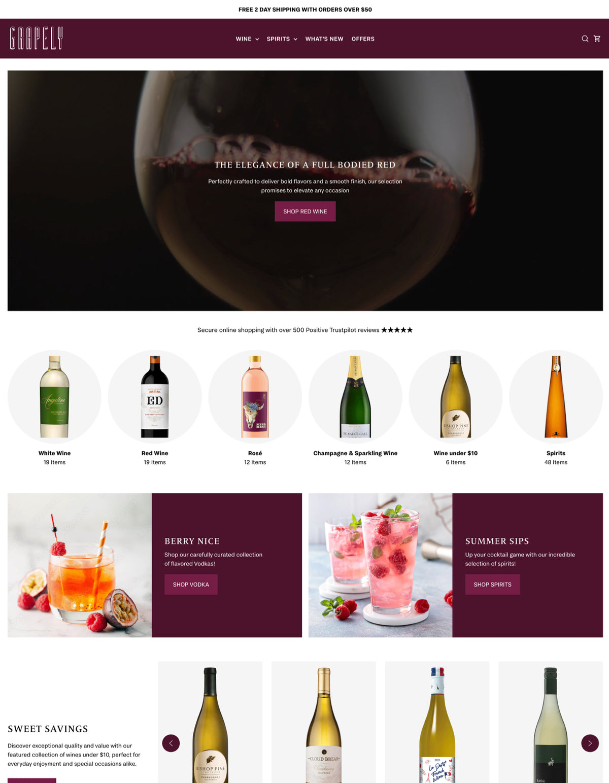 Forge Shopify theme - A unique theme for wine, jewelry and fashiom – We ...